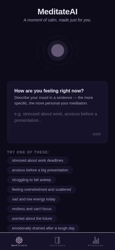 MeditateAI