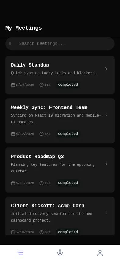 AI Meeting Scribe