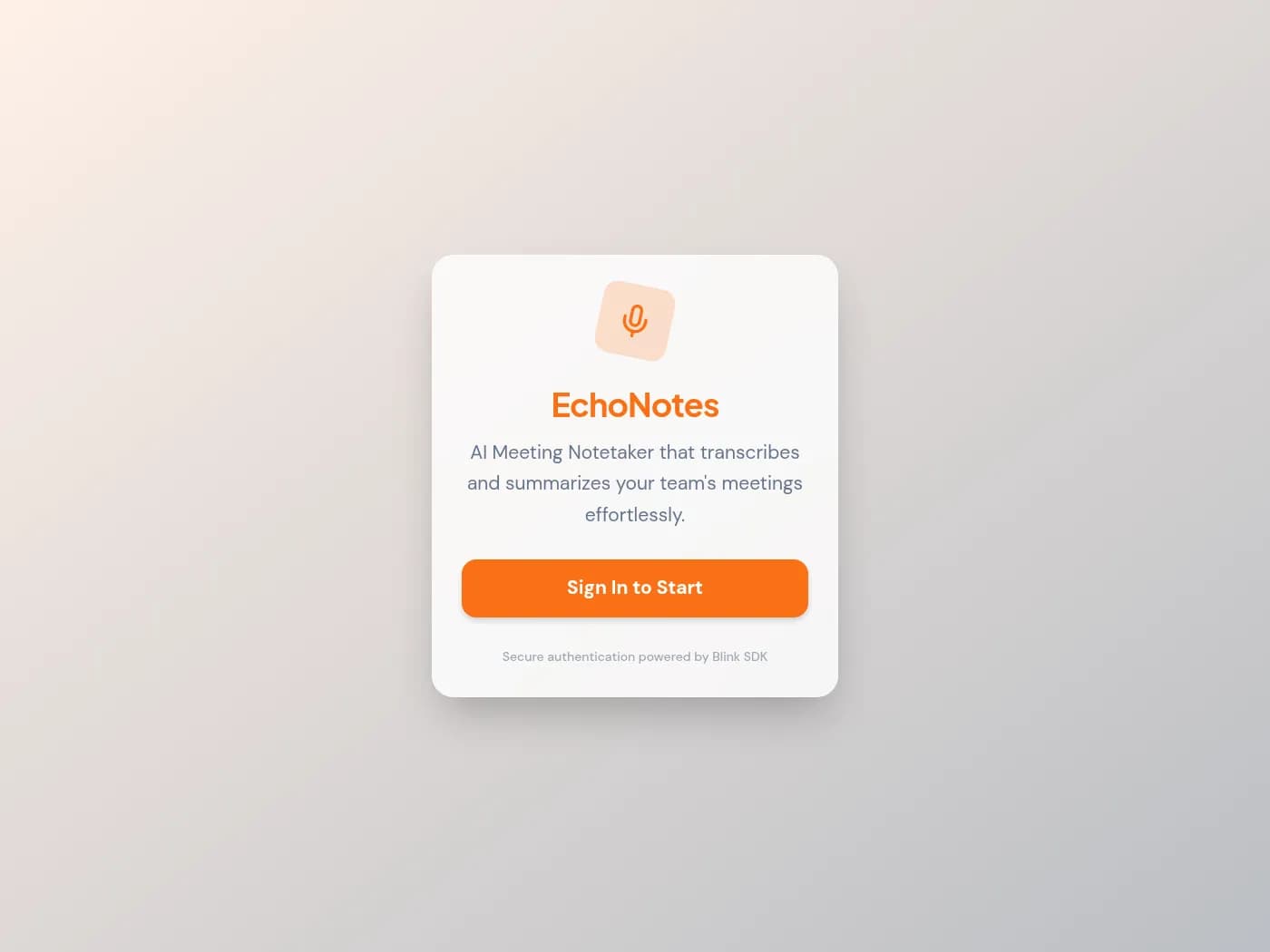 AI Meeting Notetaker