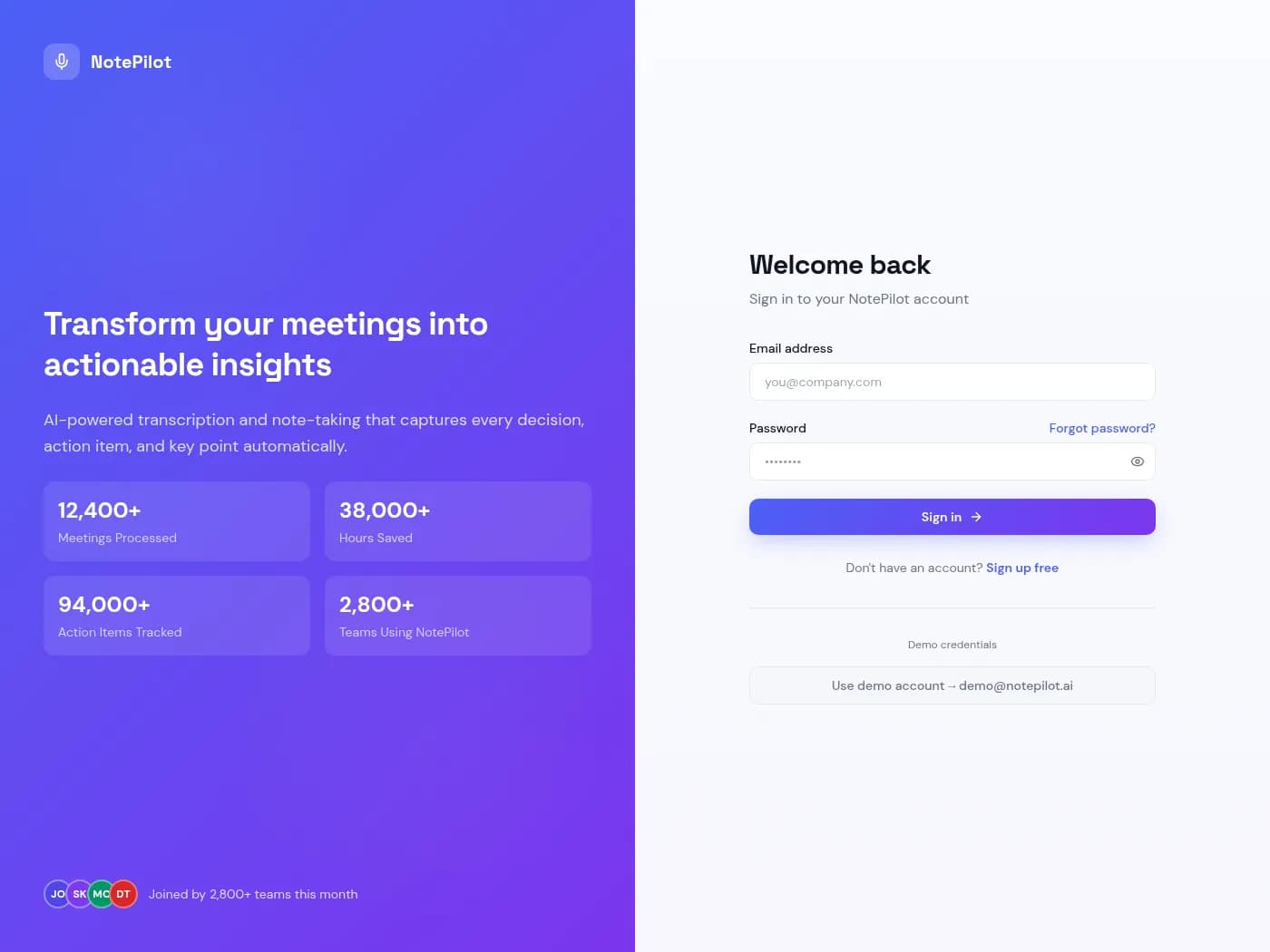 NotePilot AI SaaS