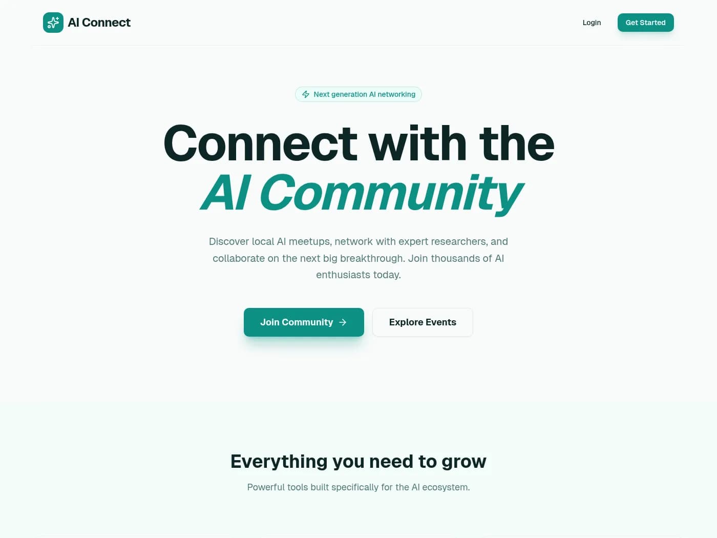 AI MeetUp App