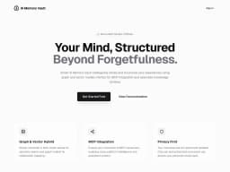 Smart AI Memory Vault