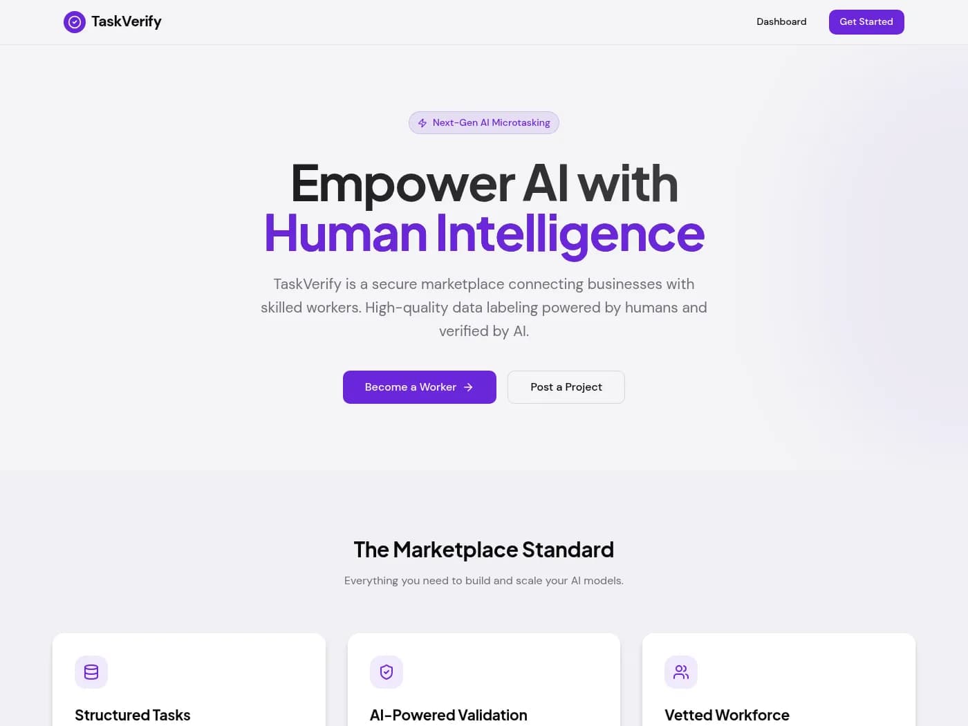 TaskVerify AI Platform