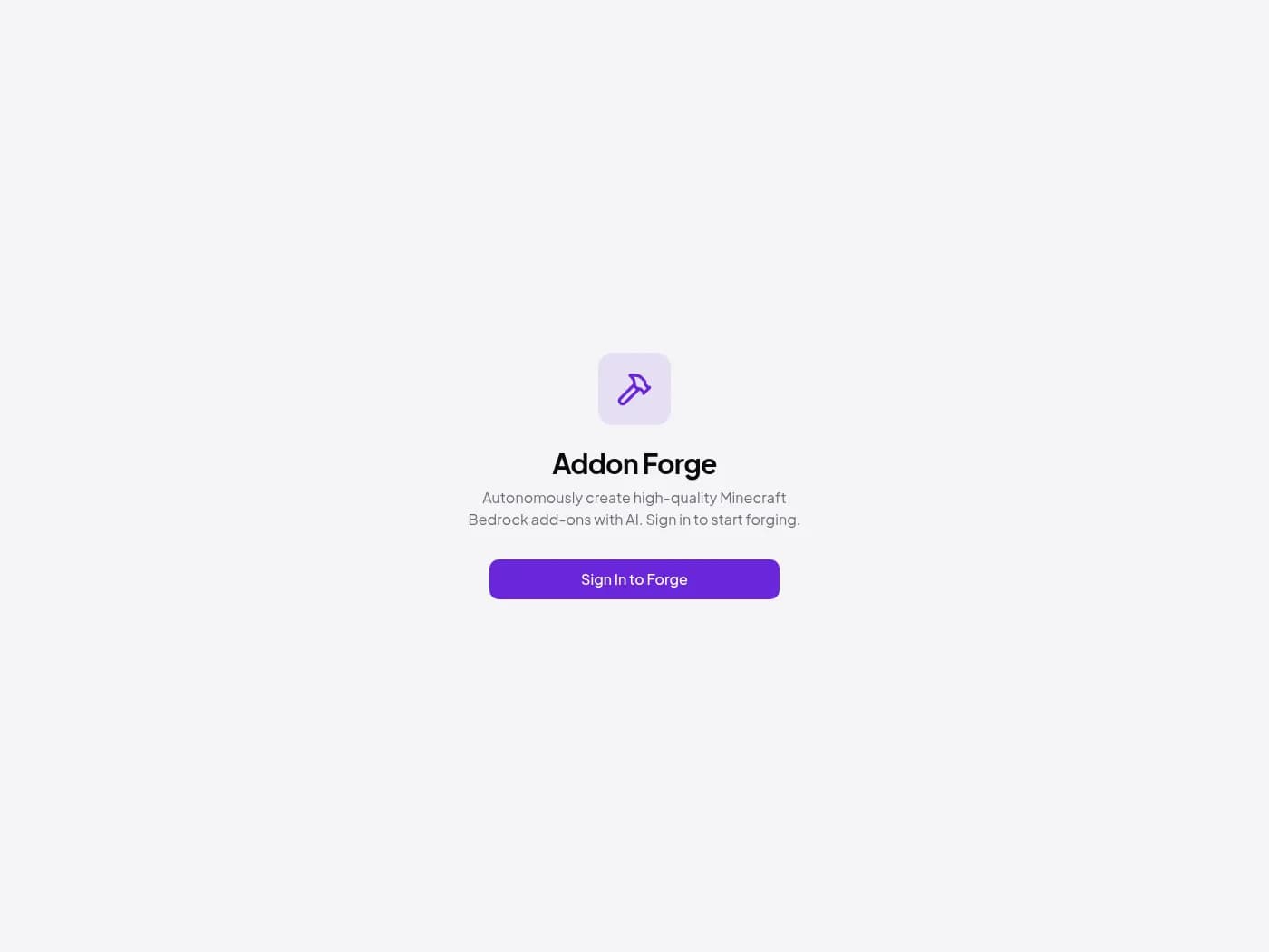 AI Minecraft Addon Forge