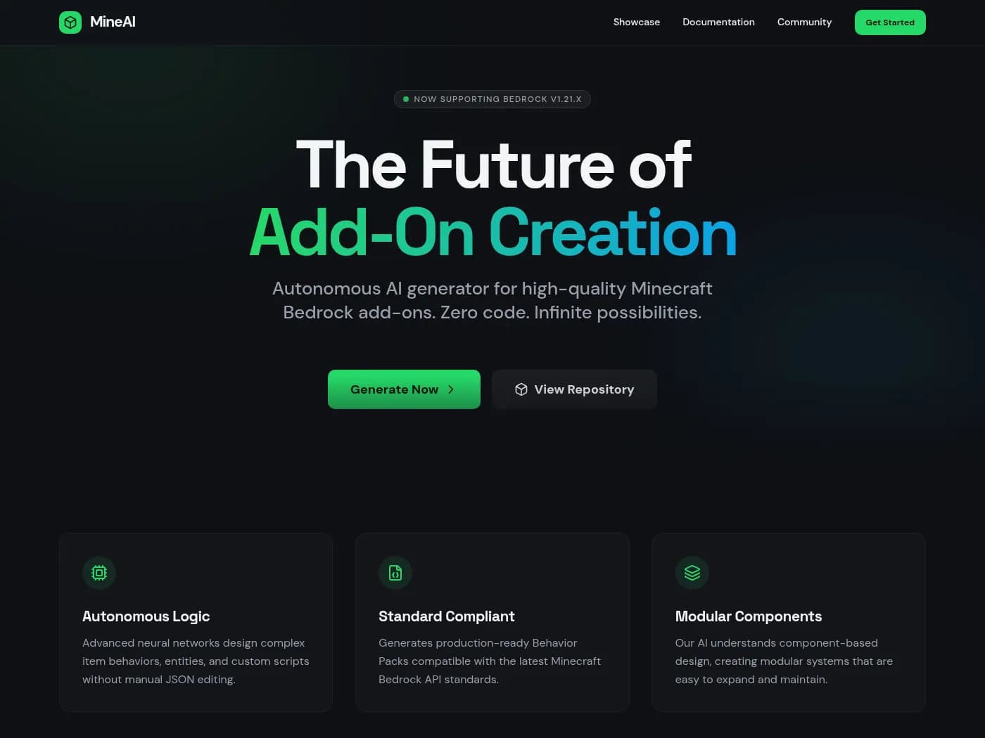 MineAI Add-On Generator