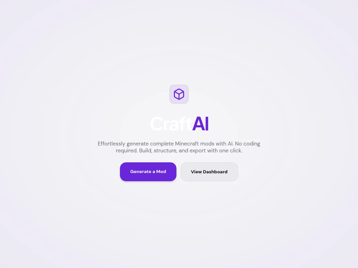 AI Minecraft Mod Maker