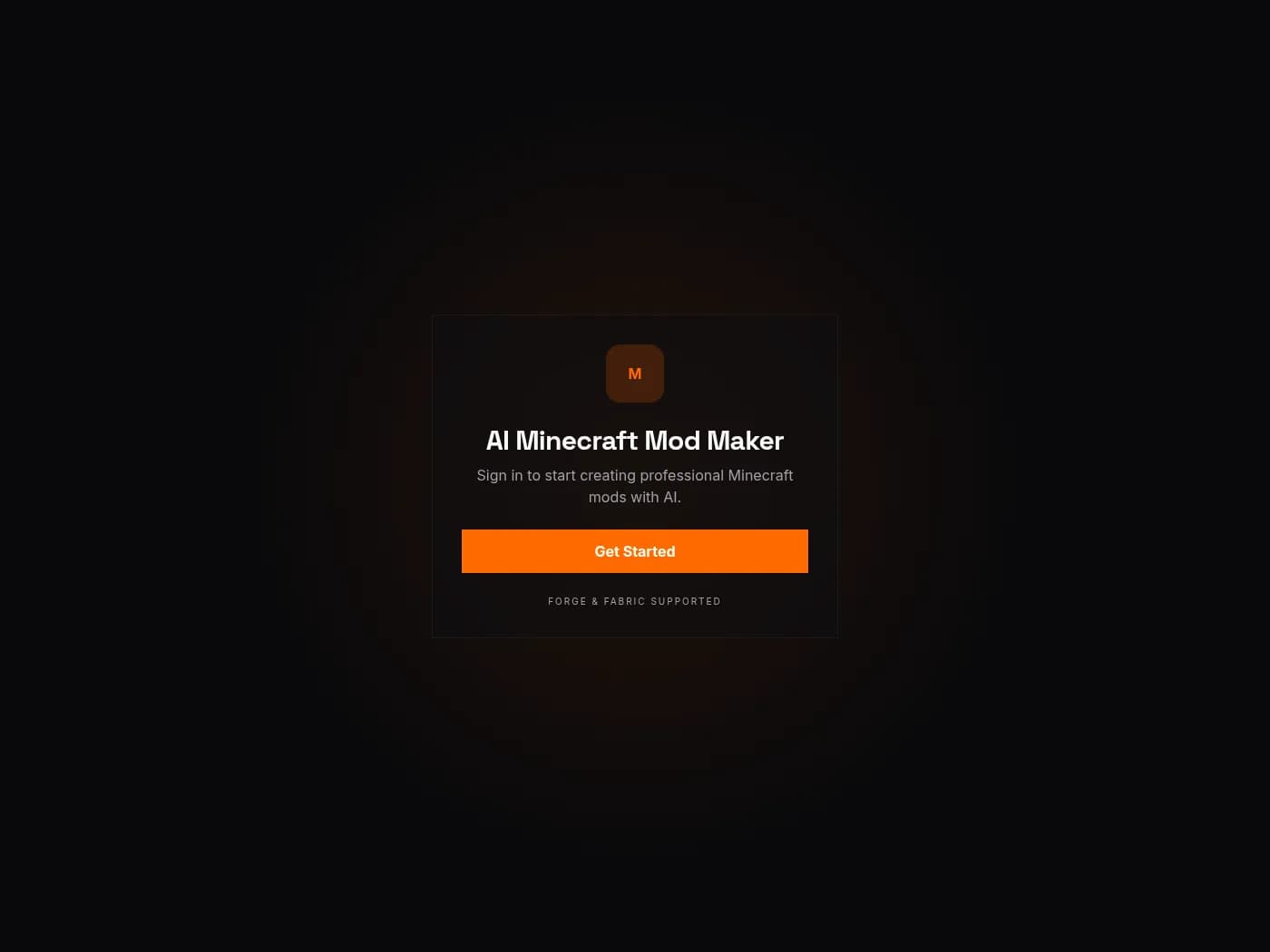 AI Minecraft Mod Maker