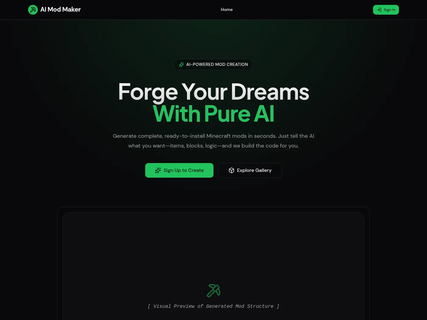 AI Minecraft Mod Maker