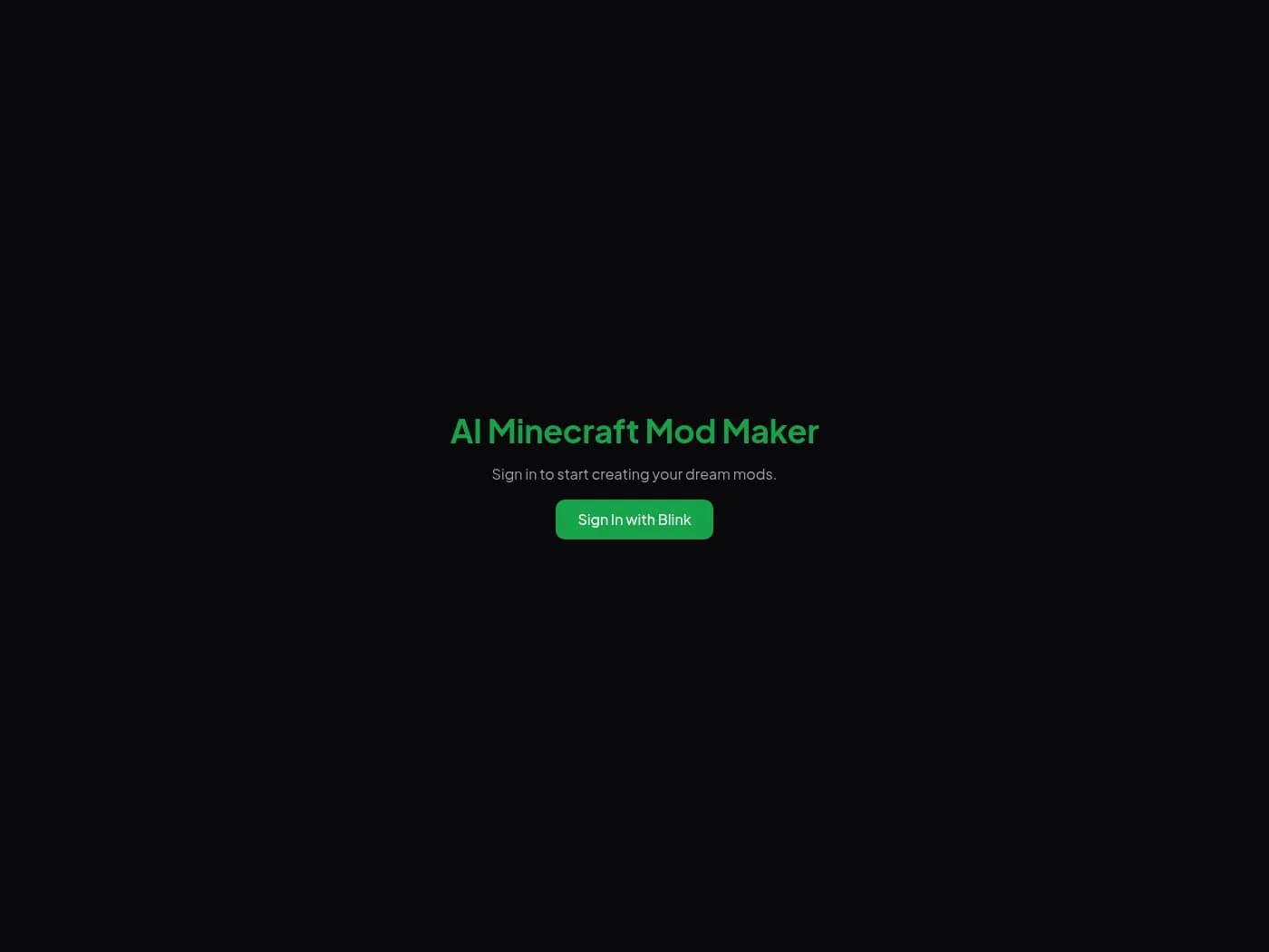 AI Minecraft Mod Maker