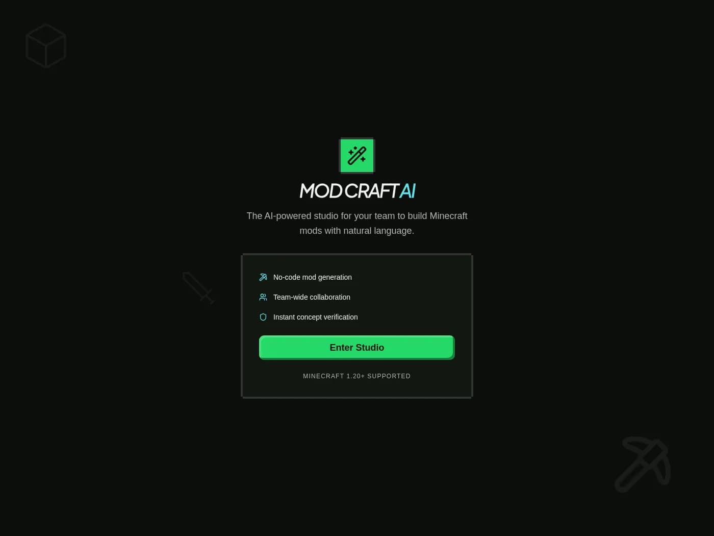 AI Minecraft Mod Platform