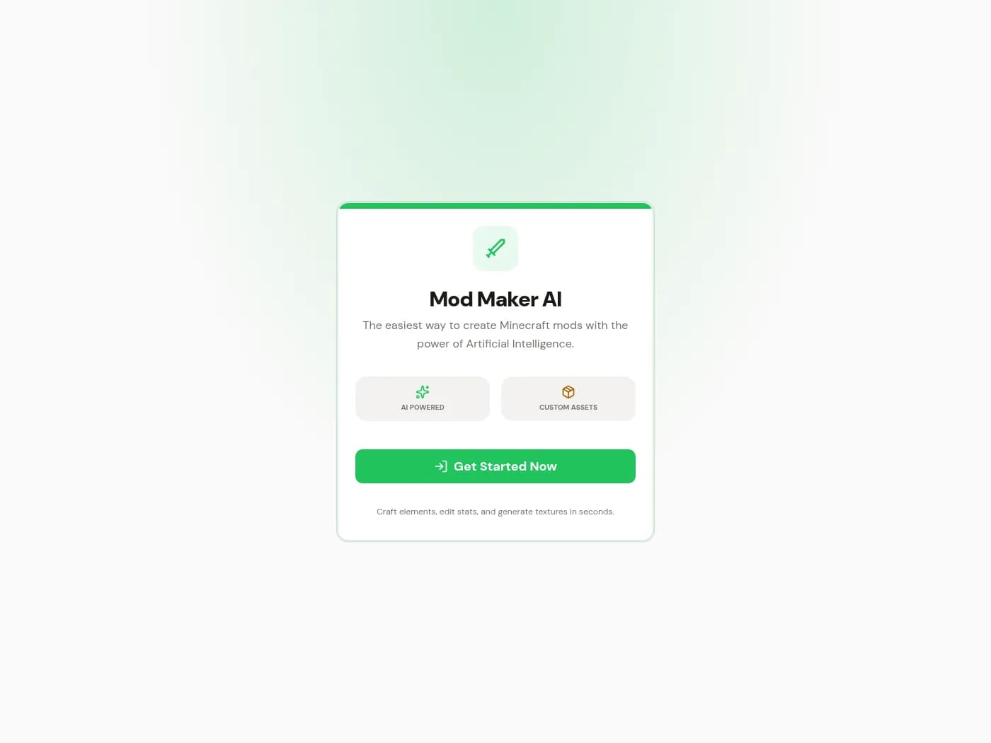 AI Minecraft Mod Maker