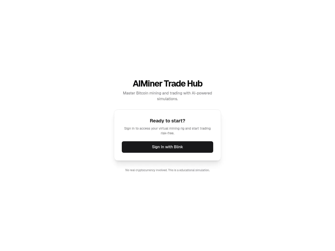 AIMiner Trade Hub