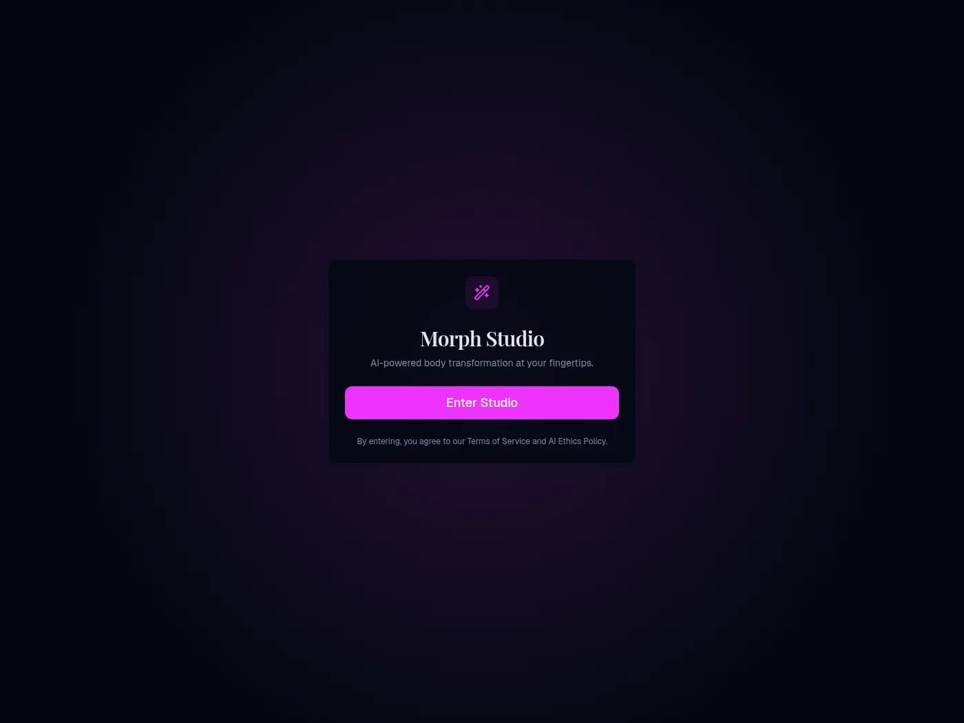 AI Body Morph Studio