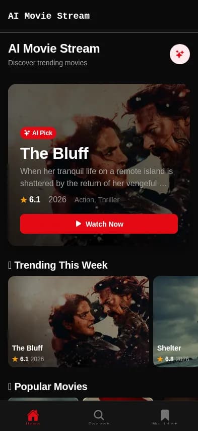 AI Movie Streamer
