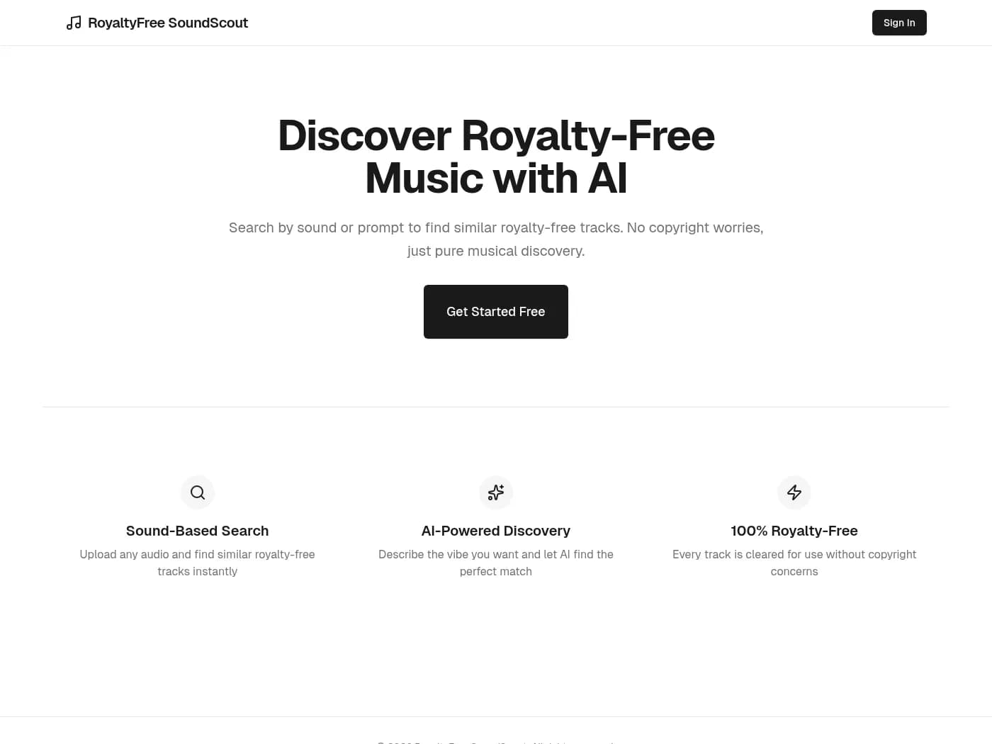 RoyaltyFree SoundScout