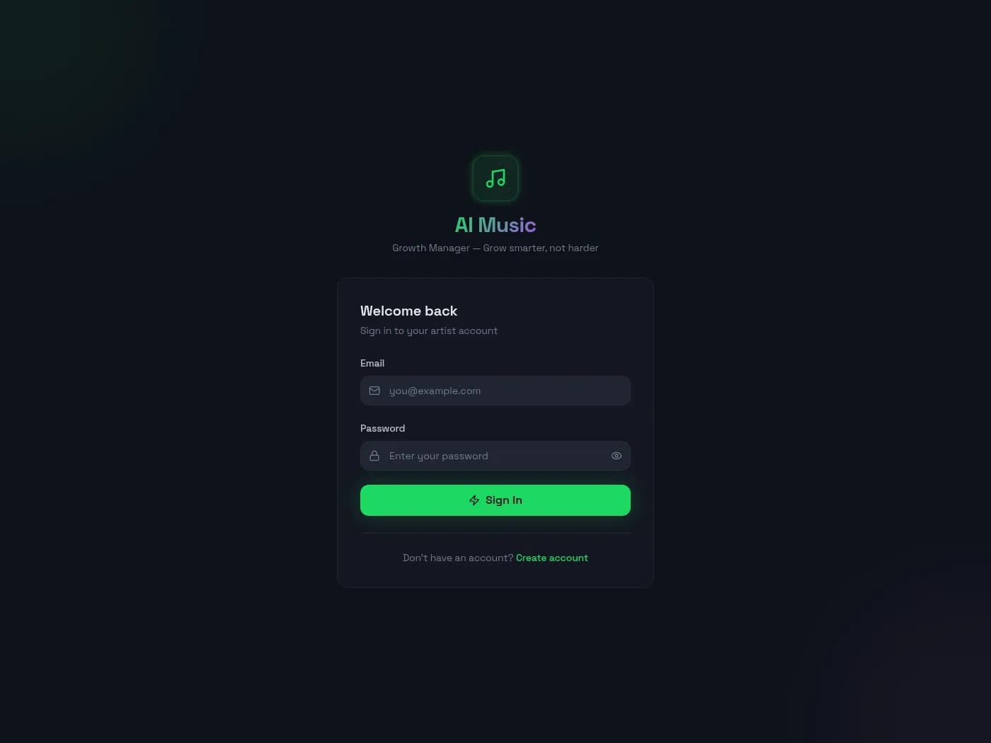AI Music Growth Manager