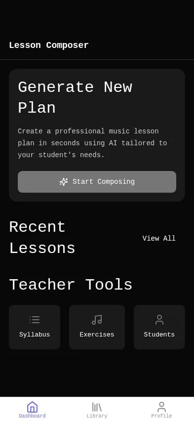 AI Lesson Composer