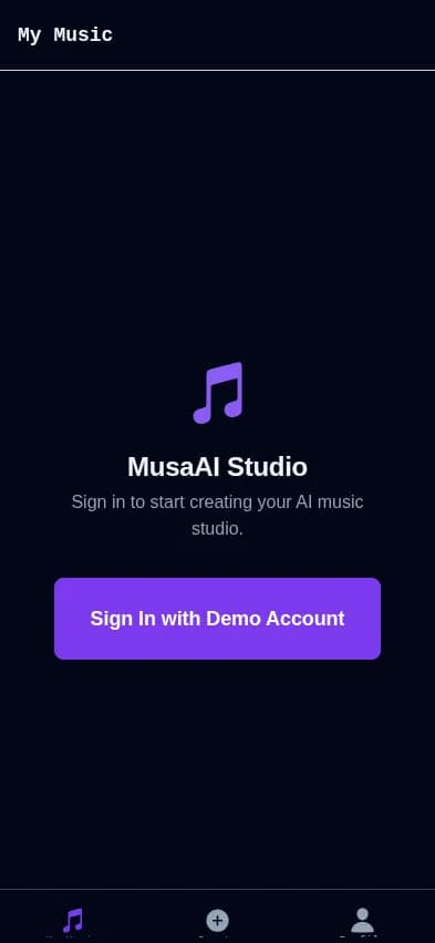 MusaAI Music Studio