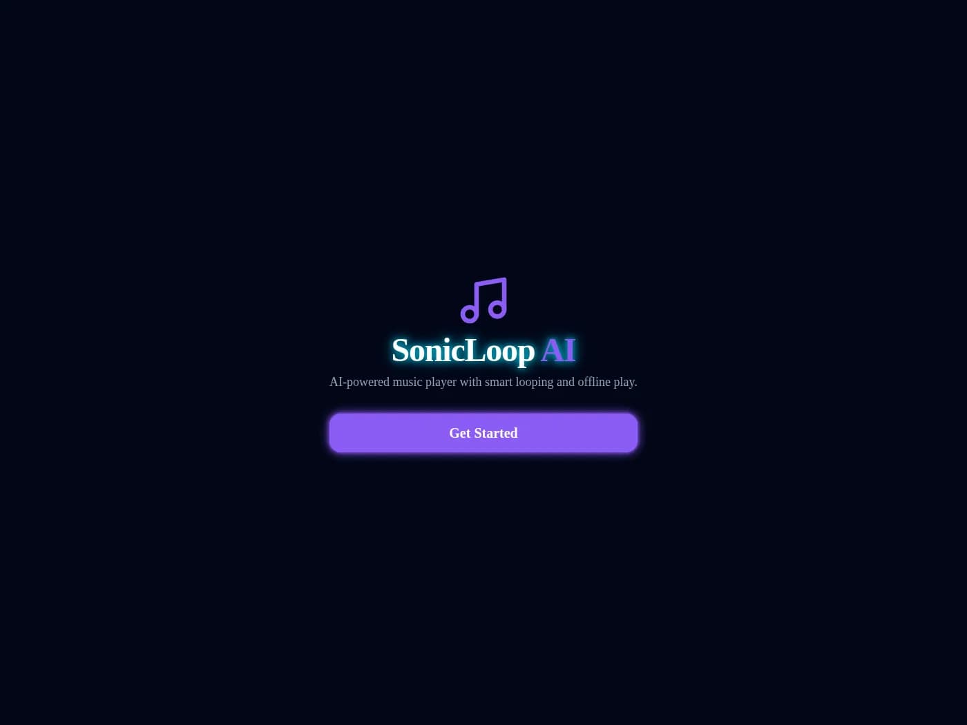AI Music Loop Player