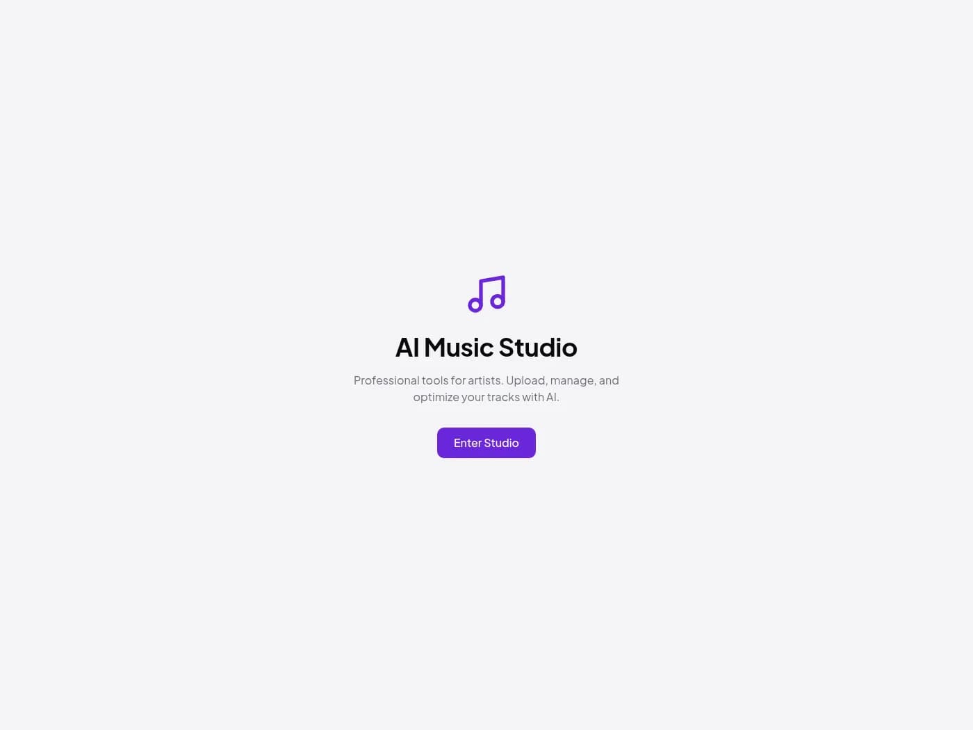 AI Music Uploader Studio