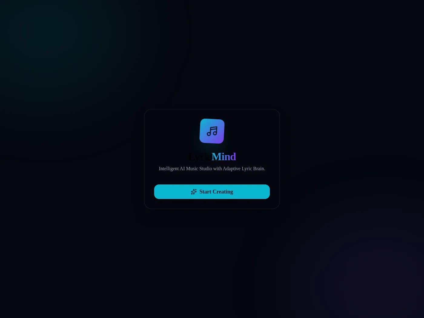 LyricMind AI Music Studio