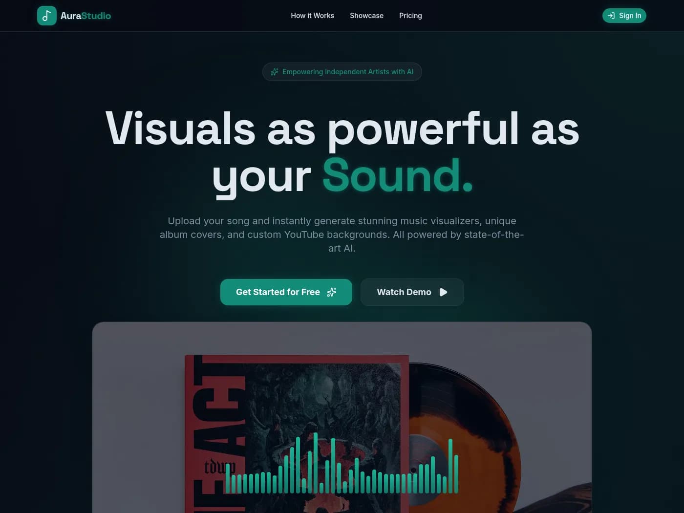 AI Music Visual Studio