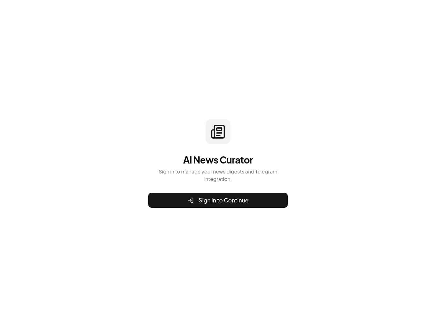 AI News Curator Bot