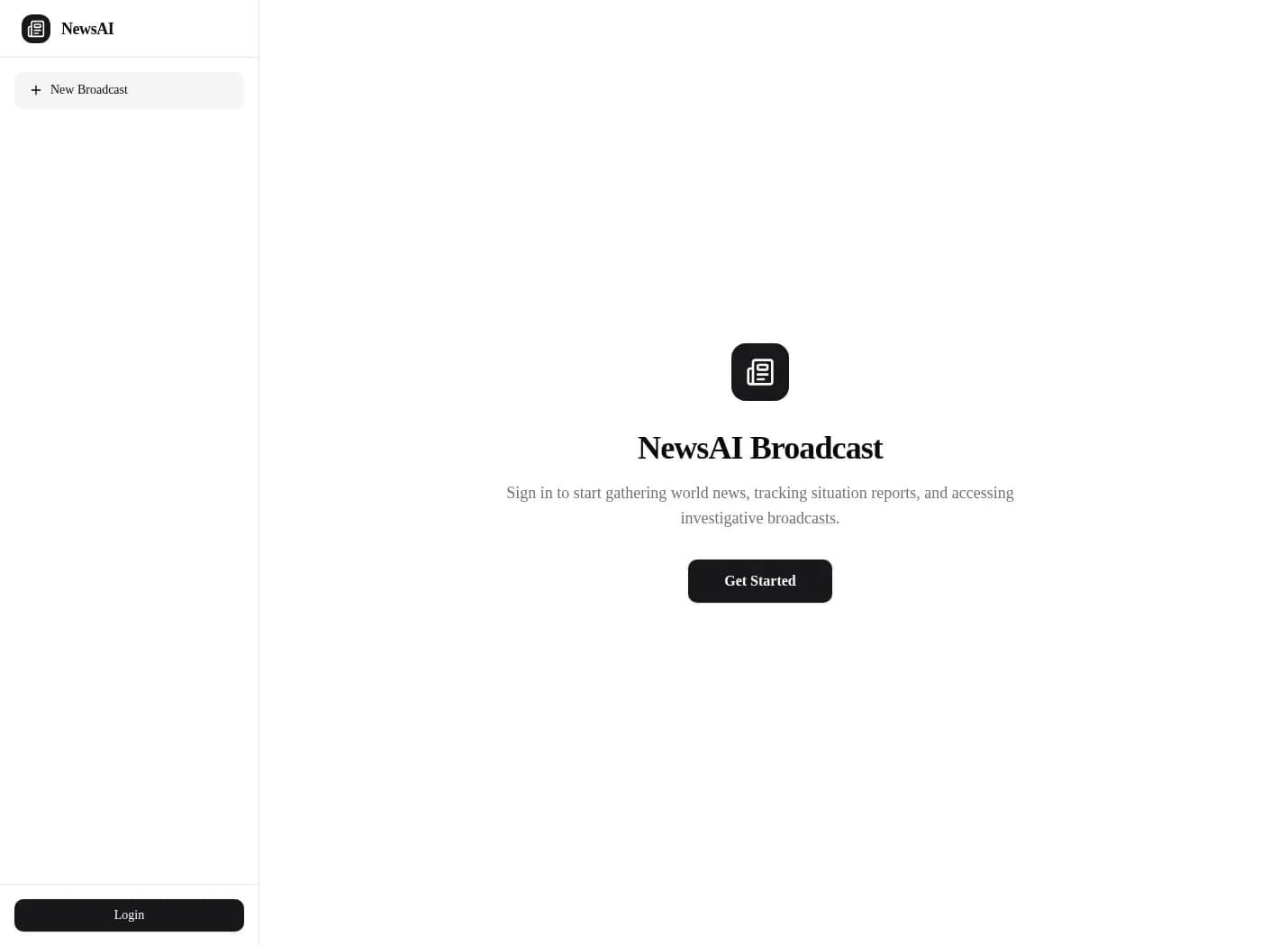 NewsAI Broadcast Hub