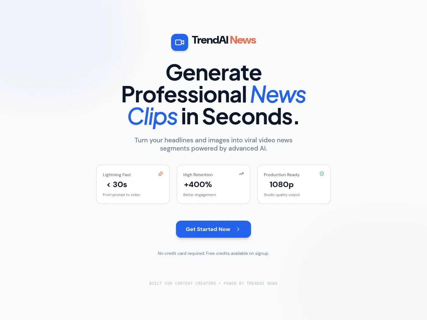 TrendAI News Video Maker