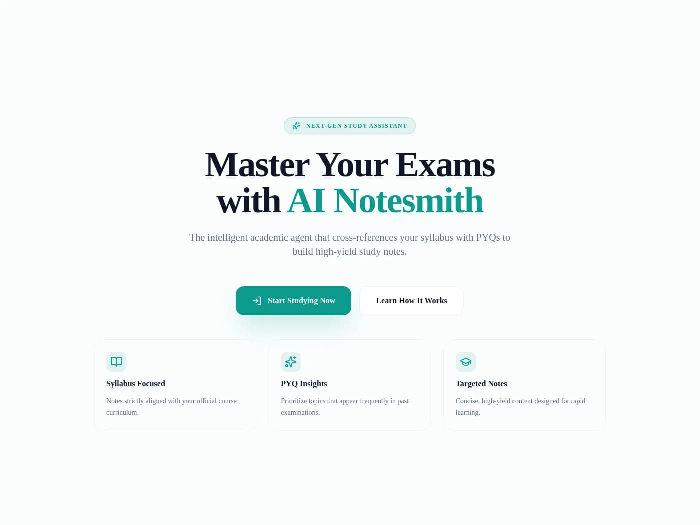 AI Syllabus Notesmith