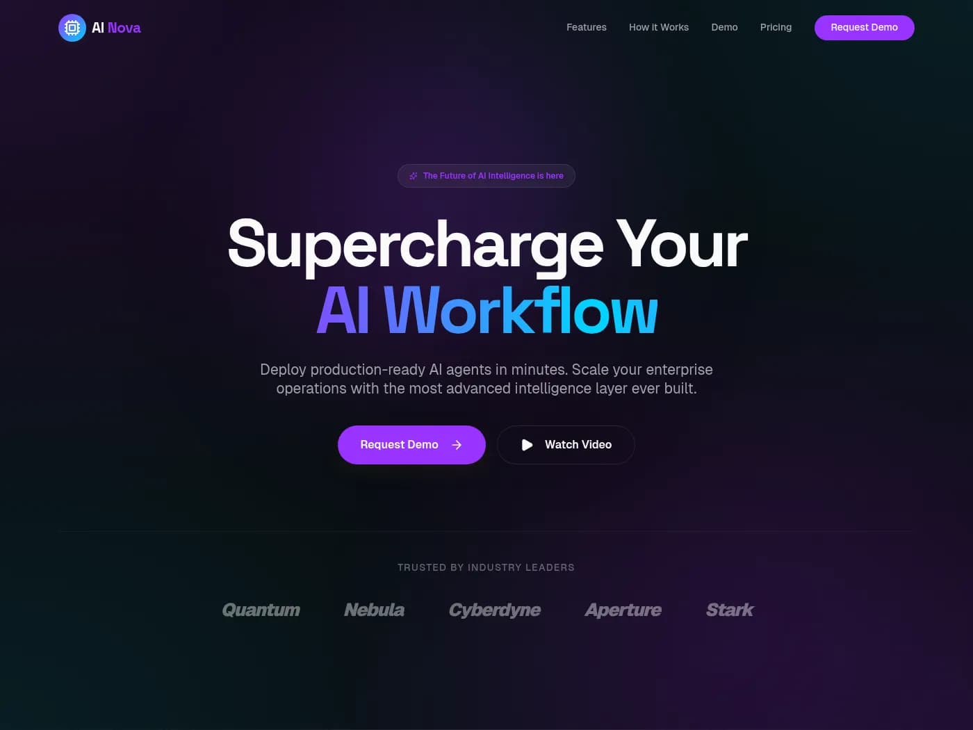 AI Nova Landing