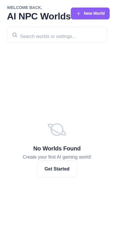 AI NPC Gaming App