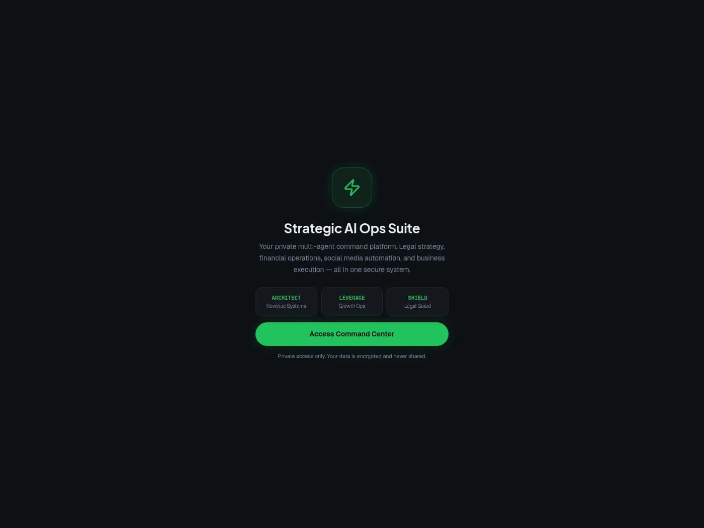 Strategic AI Ops Suite