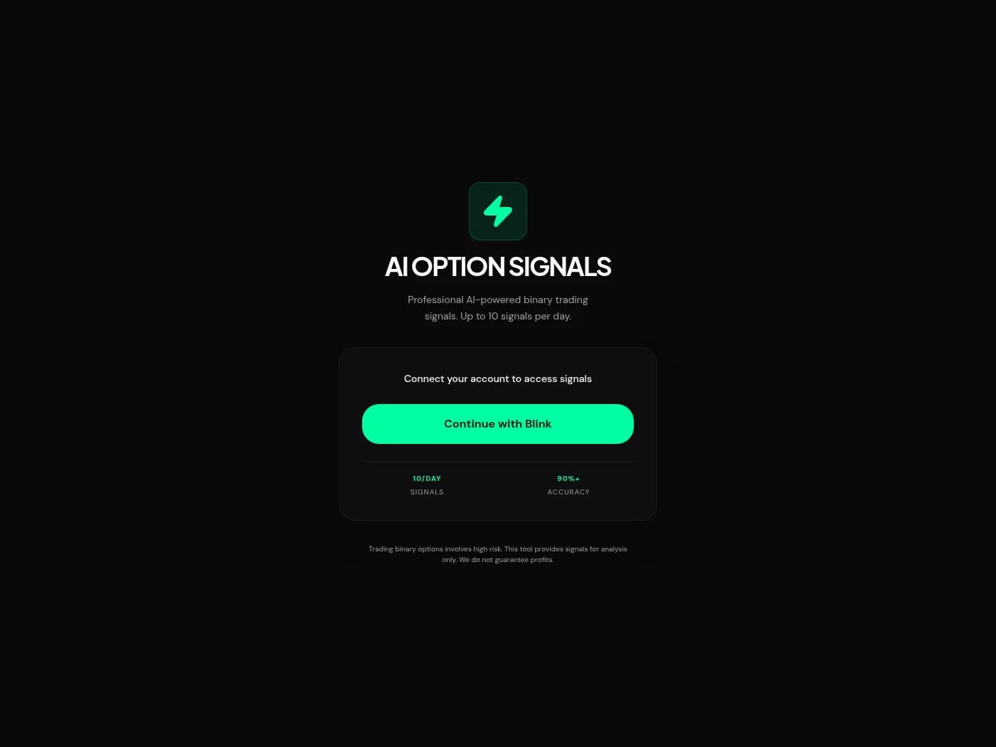AI Option Signal Bot