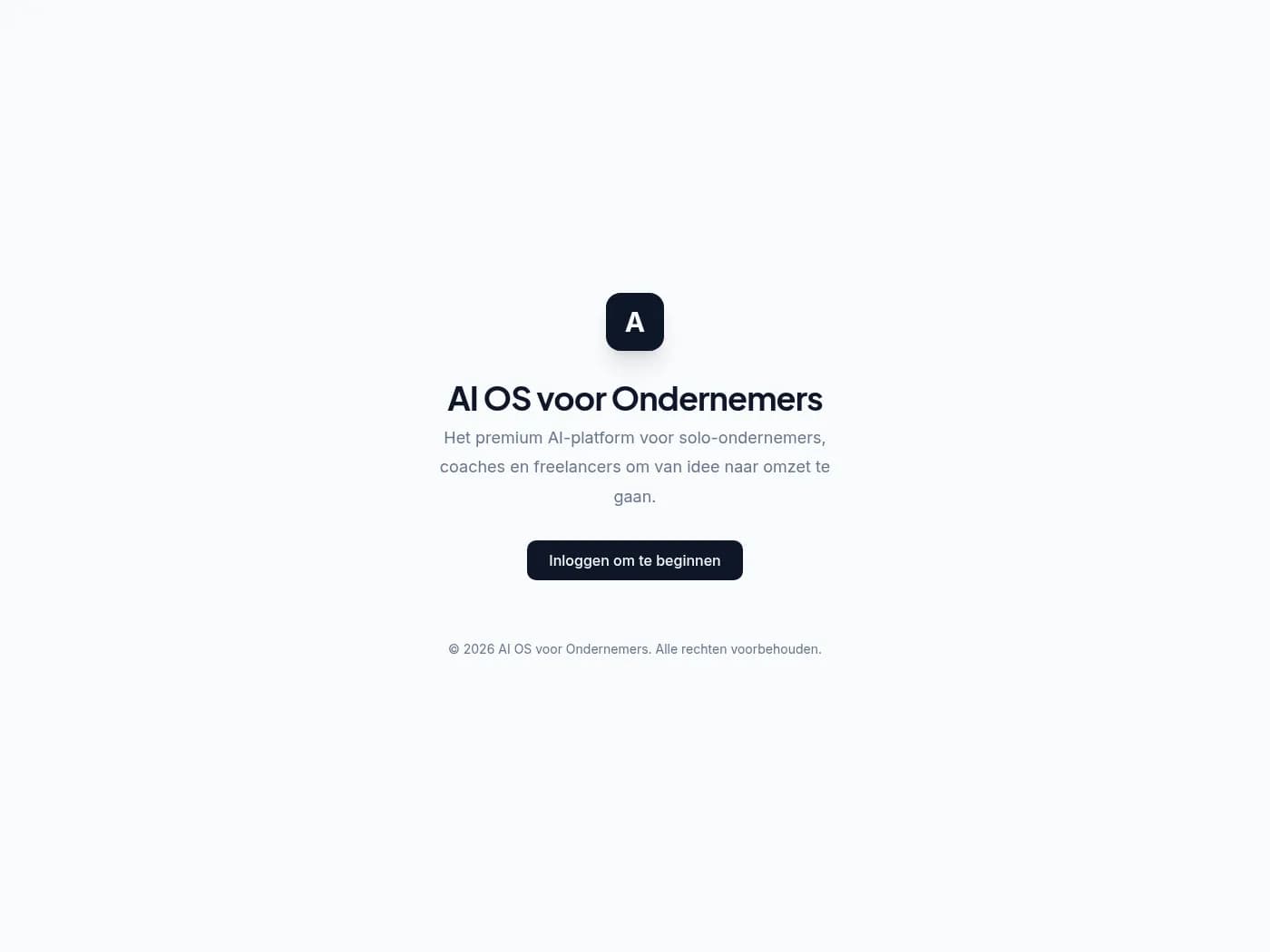 AI OS voor Ondernemers