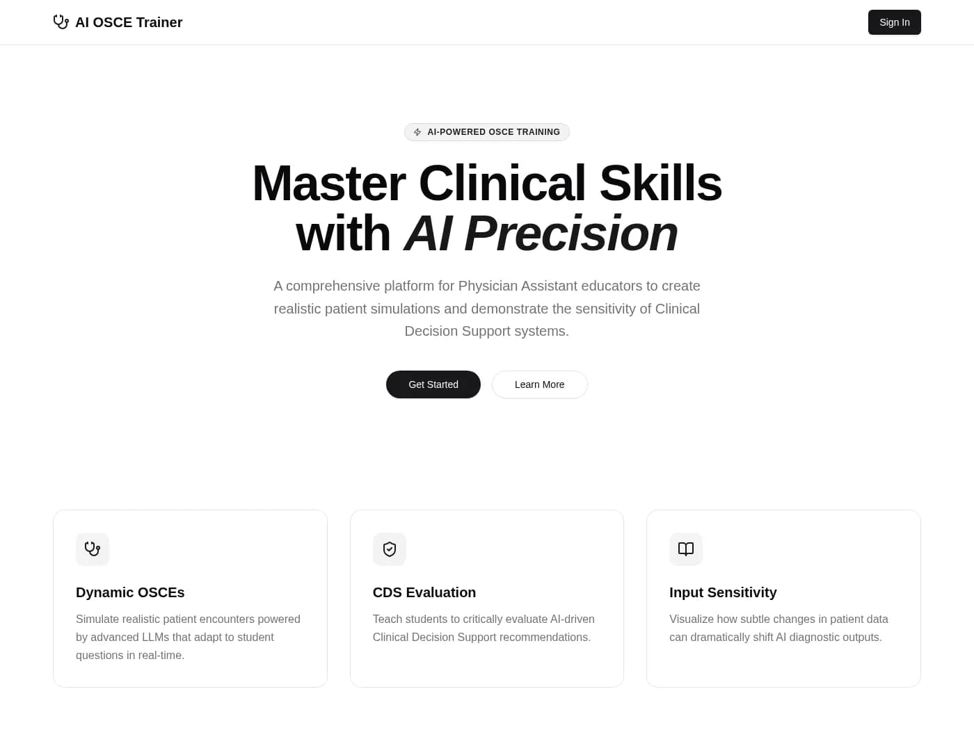 AI OSCE Training Suite