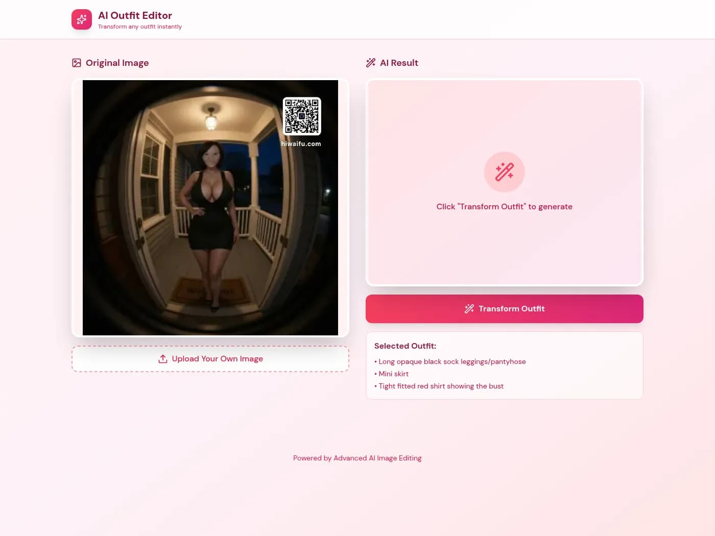 AI Outfit Editor