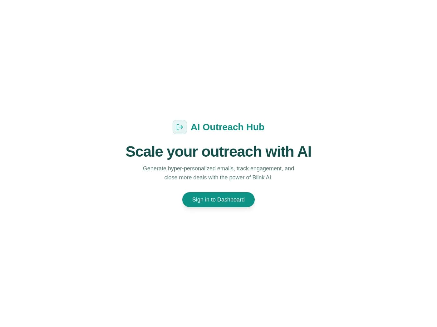 AI Outreach Hub