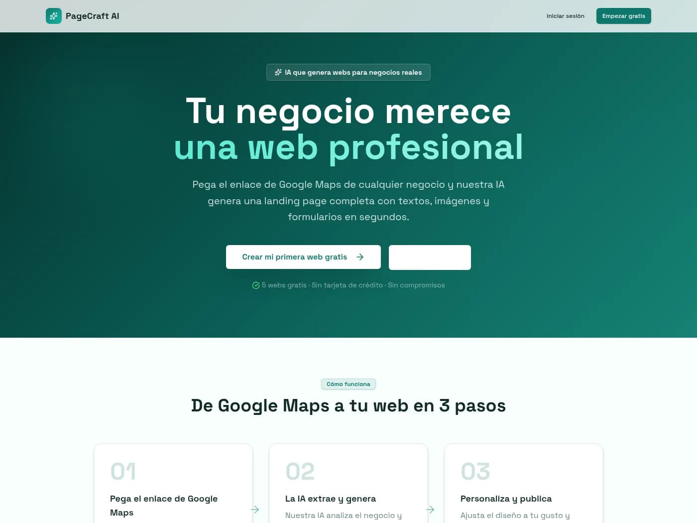 AI Web Builder for Businesses
