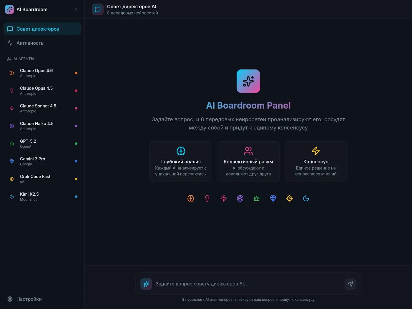 AI Boardroom Panel