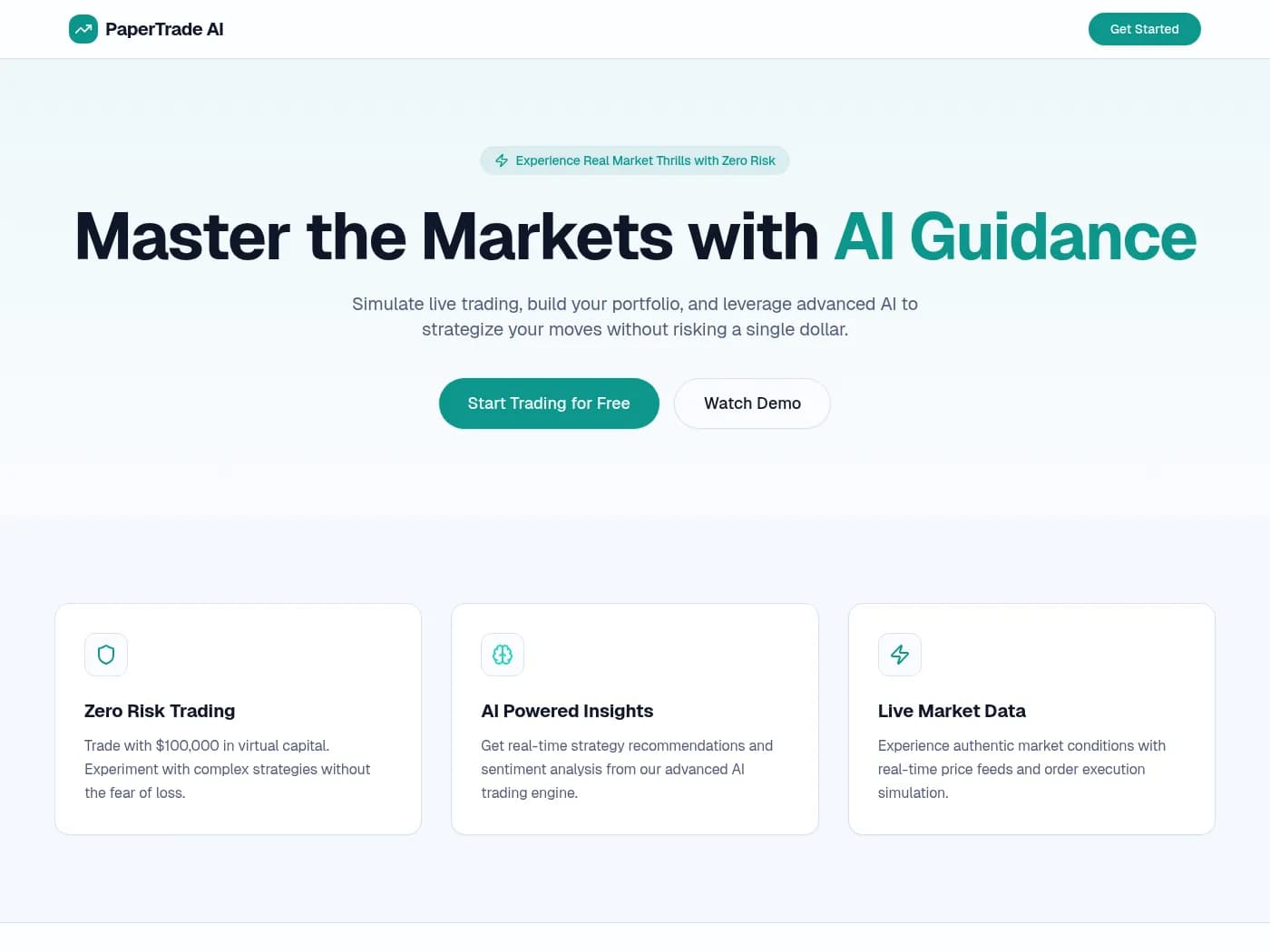 PaperTrade AI Simulator