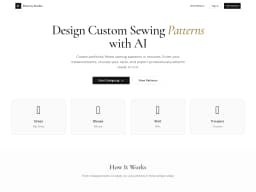 AI Sewing Pattern Studio