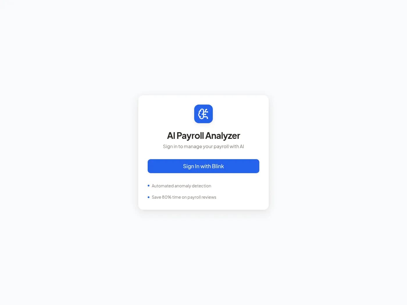 AI Payroll Analyzer