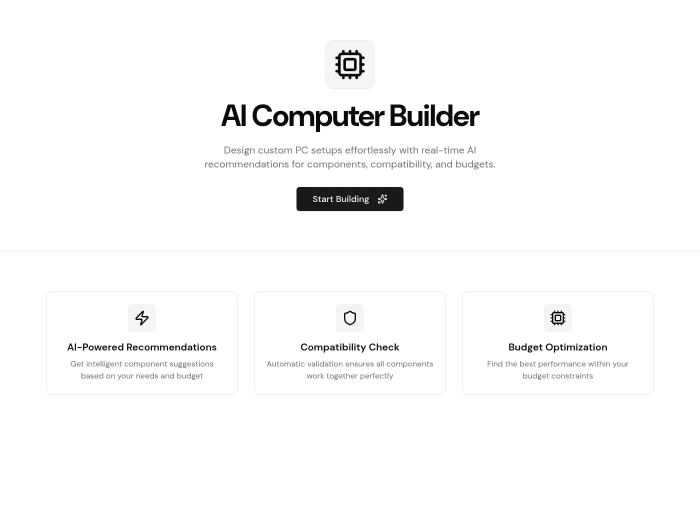 AI Computer Builder