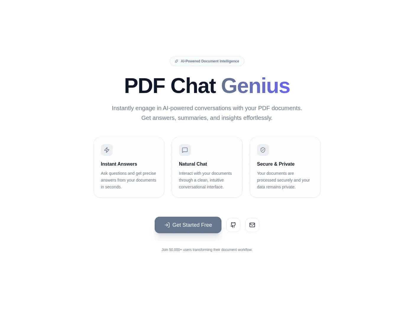 PDF Chat Genius