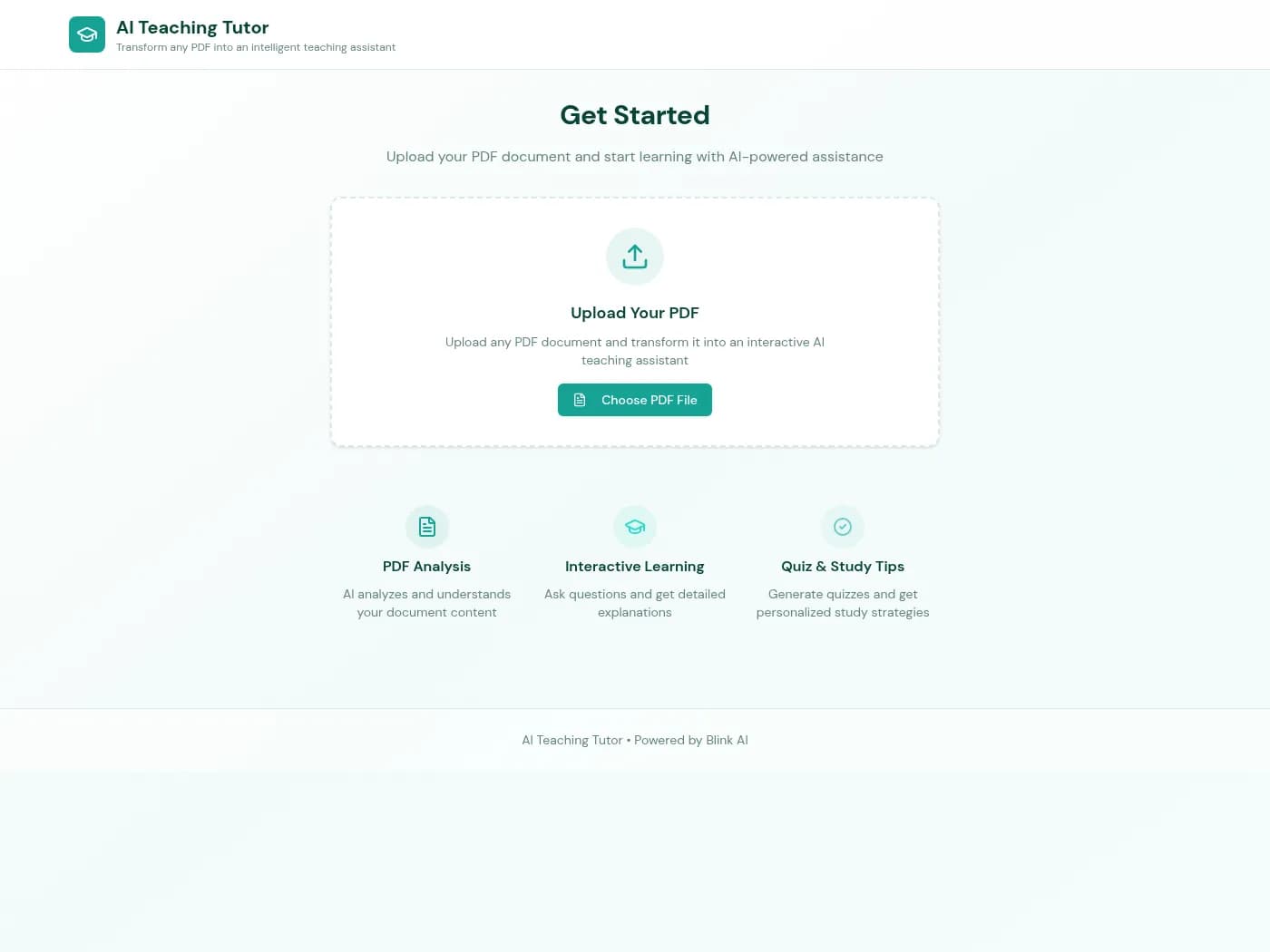 AI Teaching Tutor