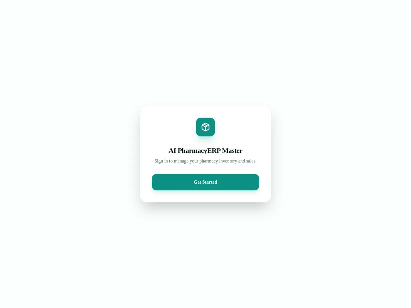 AI PharmacyERP Master