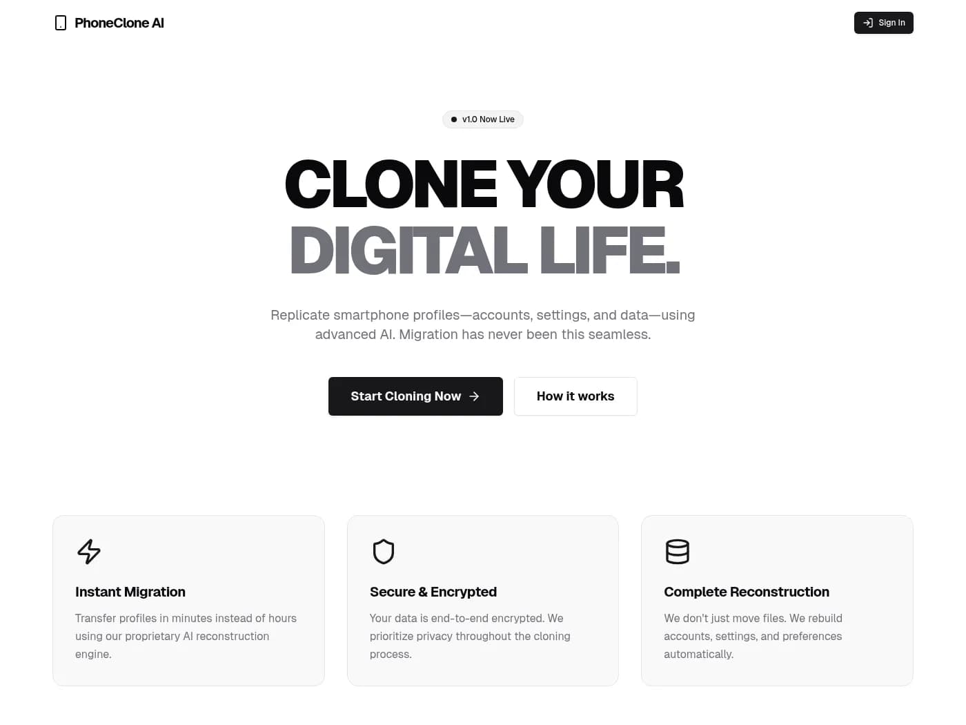 PhoneClone AI