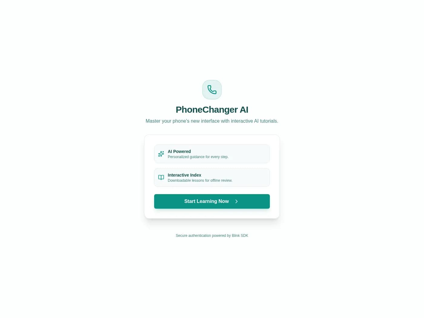PhoneChanger AI Tutor