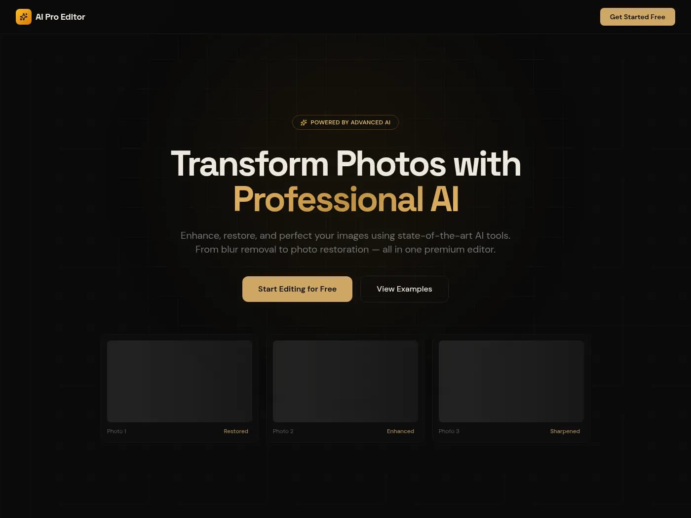 AI Pro Image Editor